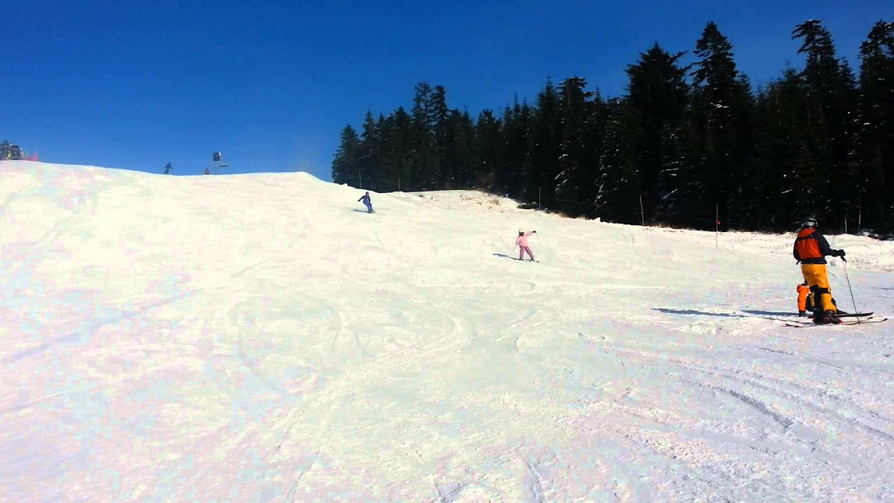 Hannah's basic ski turn practice. 2 - YouTube