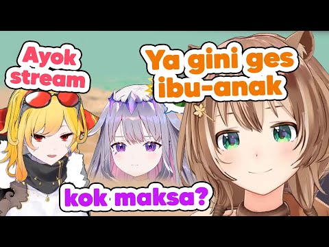 Ketika Mama Kaela dan Anak Bijou bertengkar di depan HoloID