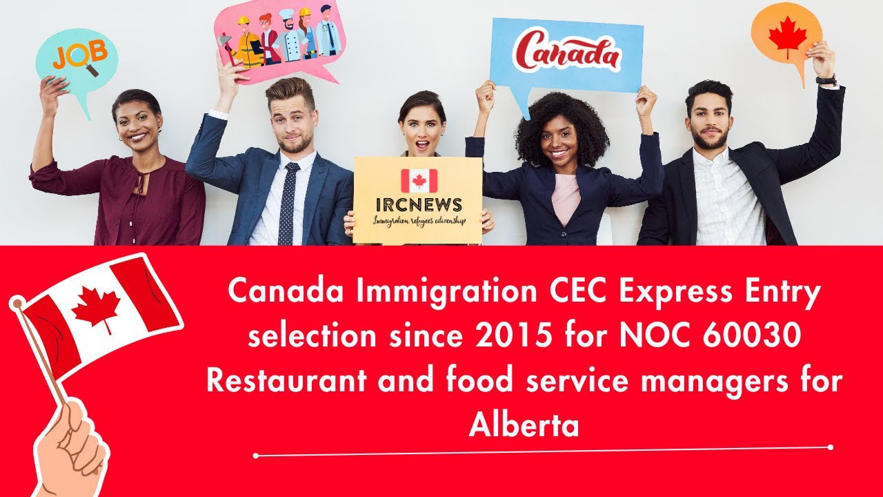 CEC Express Entry selection since 2015 for NOC 60030 Restaurant & food ...