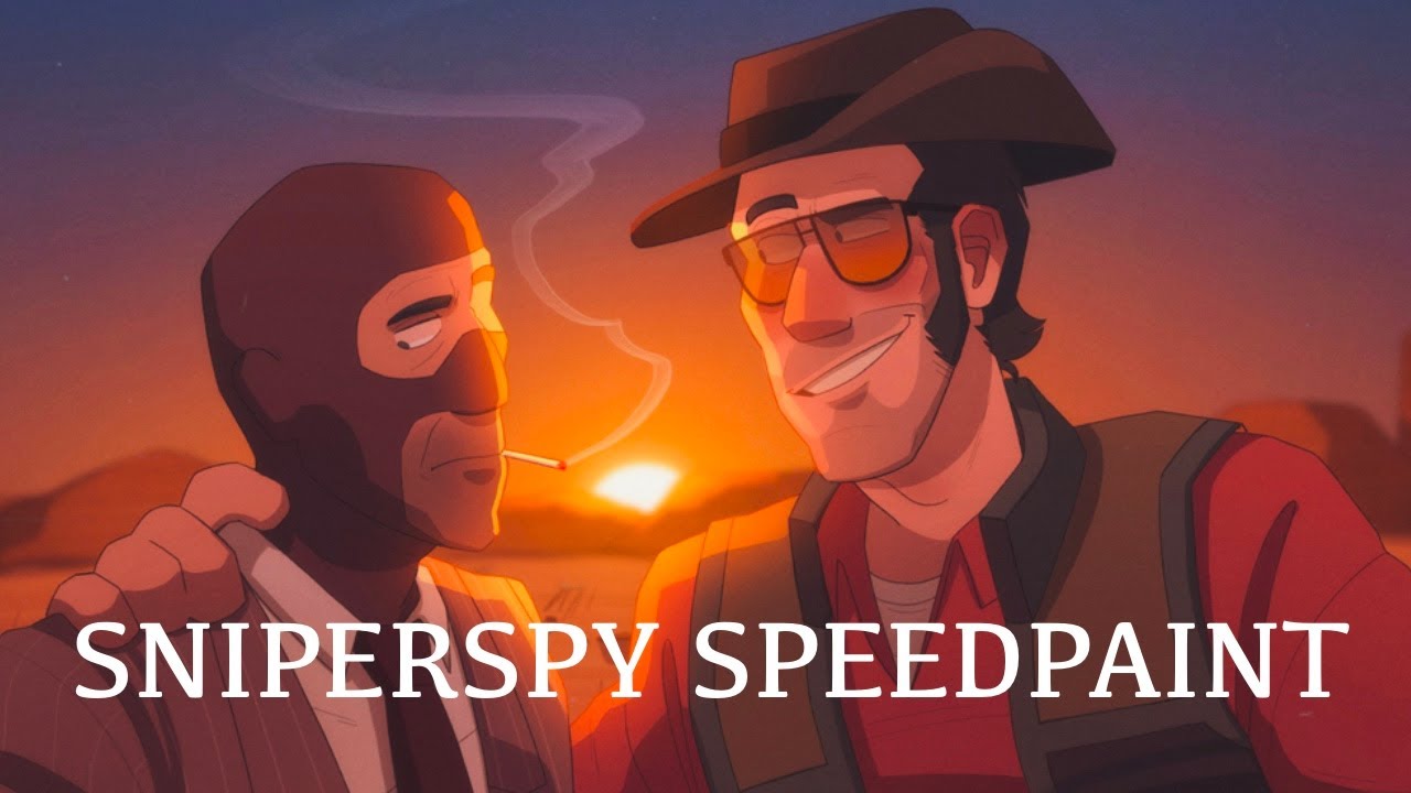 Sniperspy Speedpaint [Team Fortress 2] - YouTube