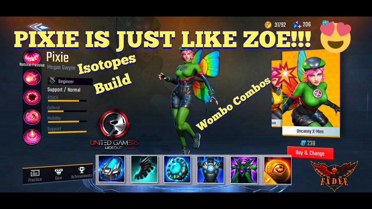 Pixie | Advanced Hero Guide | MARVEL Super War - YouTube