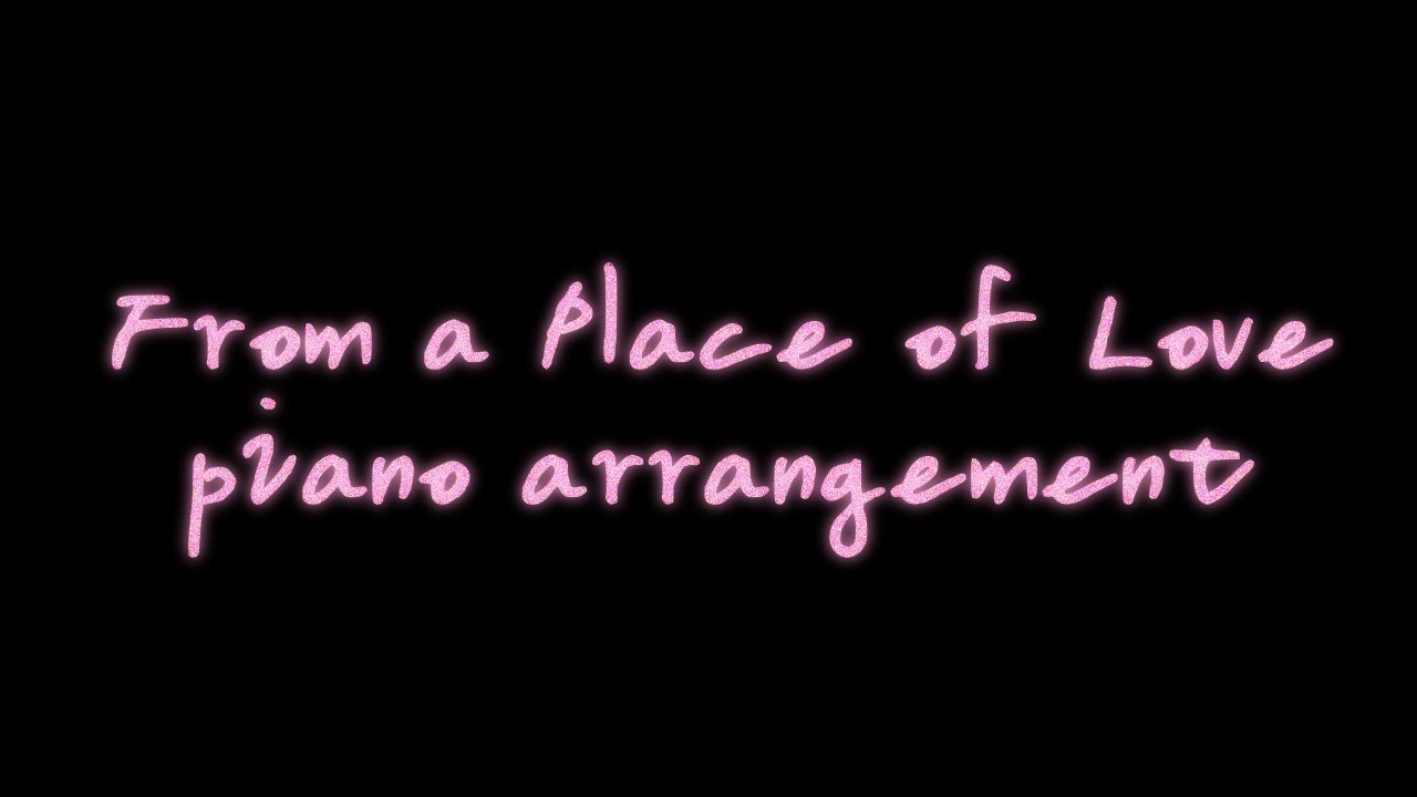 Mili - From a Place of Love piano arrangement [피아노 편곡] - YouTube
