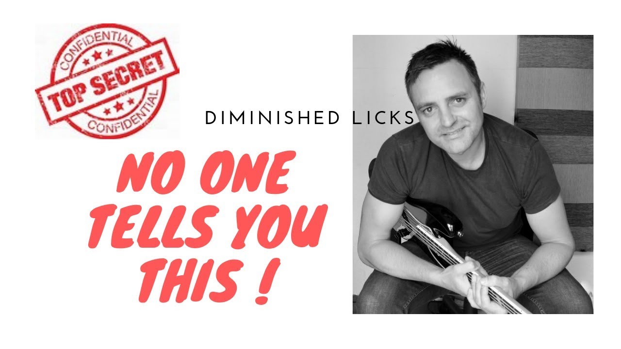 How To Use Diminished Scales In Your Bass Lines. - YouTube