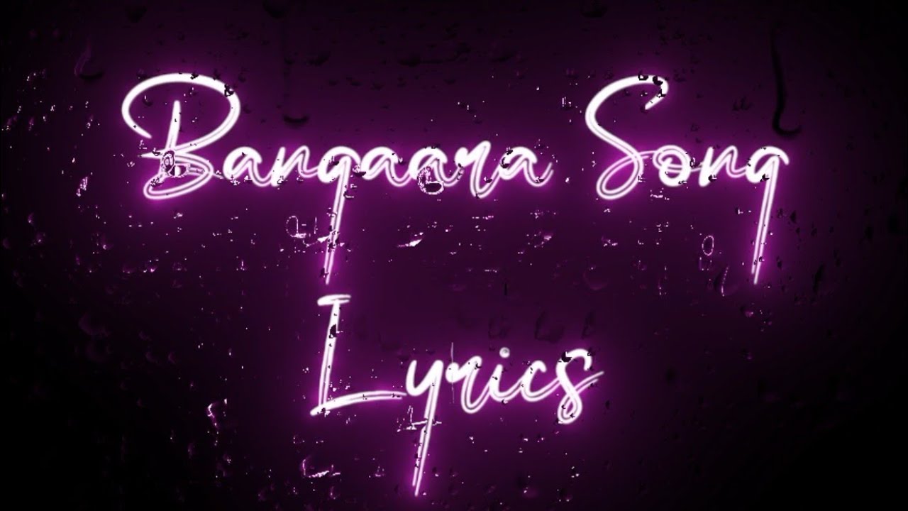 Bangara Bangara song | Lyrics | Bangarraju | Naga Chaitanya | keerthi ...