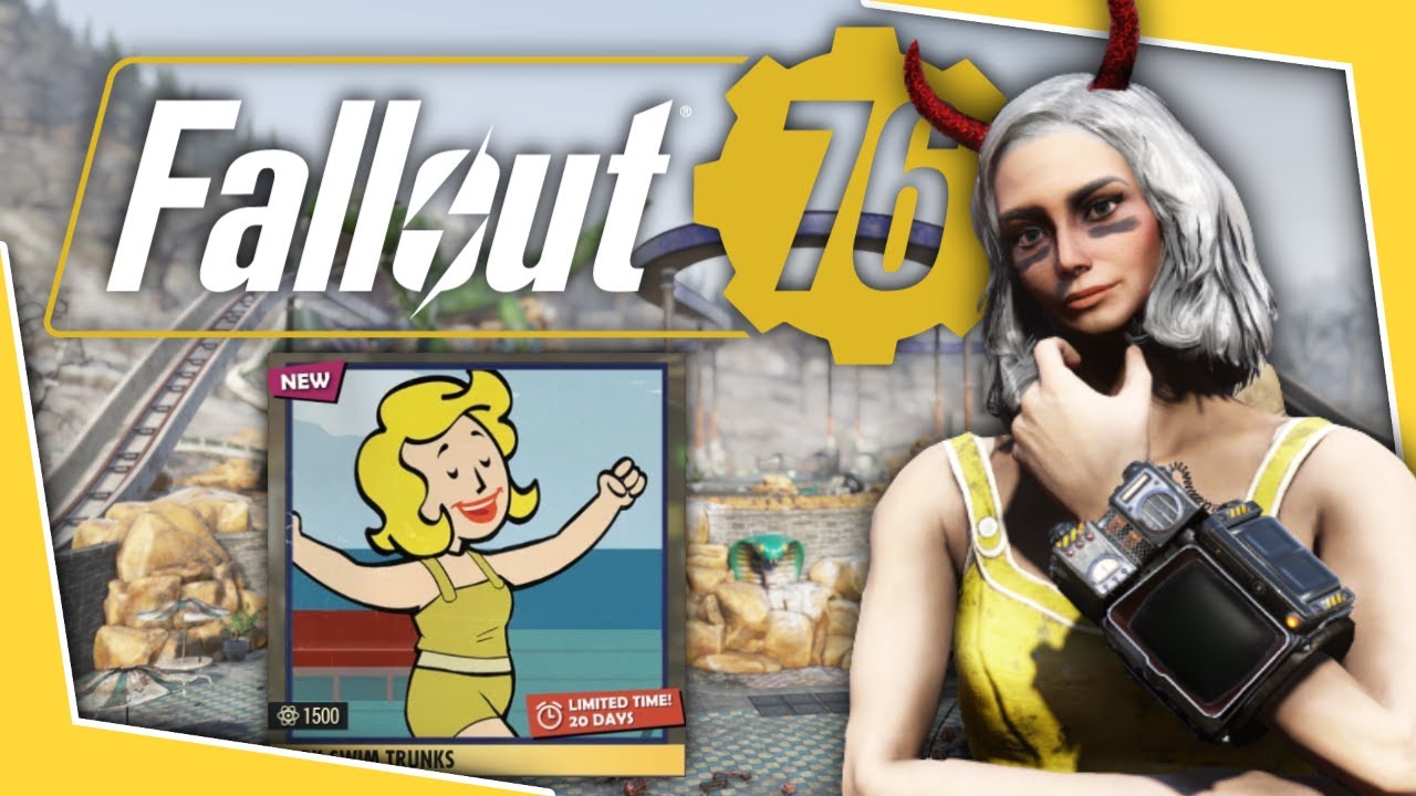Fallout 76 - Atomic Shop Update: Wavy Willards Swimsuit Bundle! - YouTube