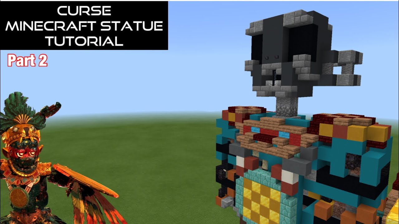 Curse Minecraft Statue Tutorial (FNaF AR) PART 2 - YouTube
