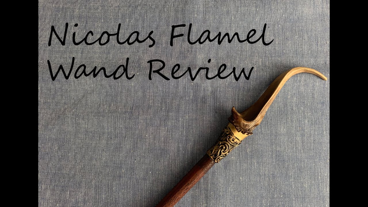 Nicolas Flamel Wand Review | The Noble Collection - YouTube