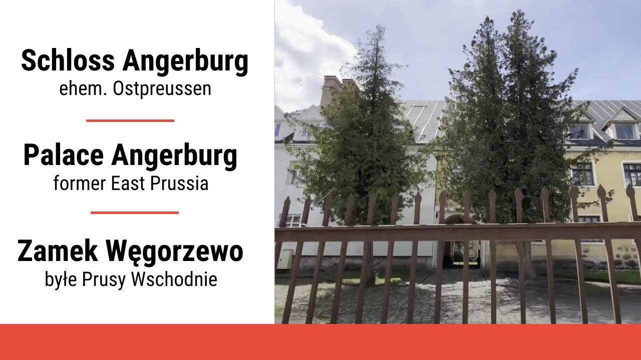 Das Schloss in Angerburg (heute Węgorzewo), Ostpreussen (heute Polen ...