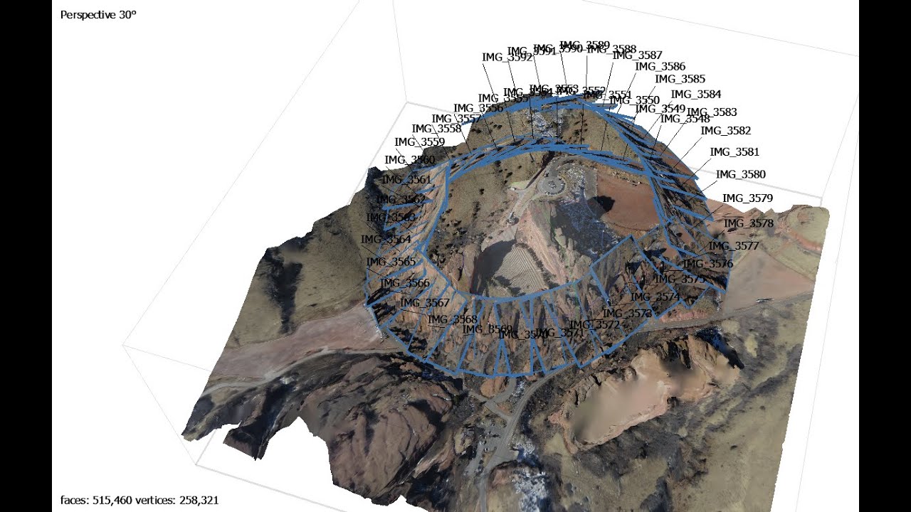 3D Mapping of Red Rocks Amphitheatre, Colorado, USA using Drone Imagery ...