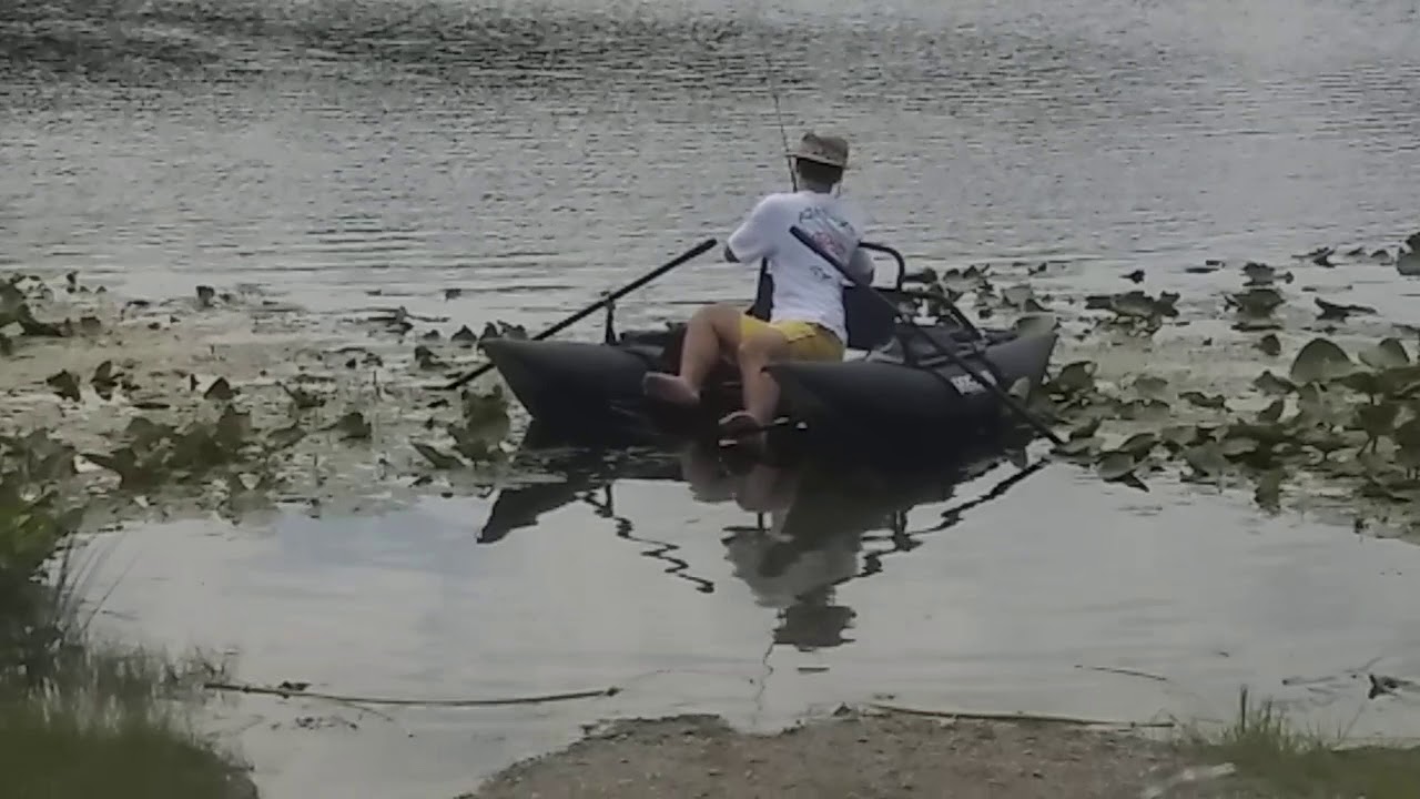Ben exploring Fancher Lake at the fairgrounds - YouTube