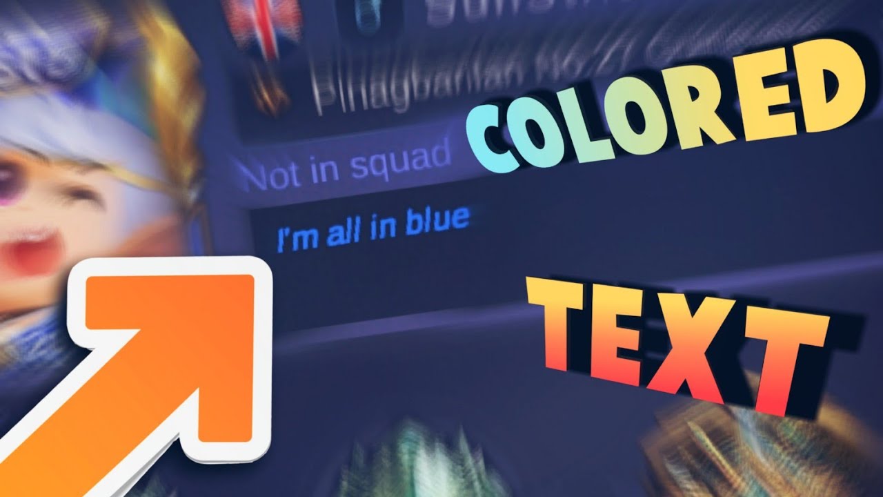 Mobile Legends: How To Make Colored Nicknames - YouTube