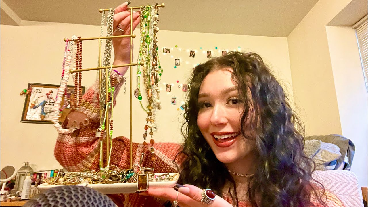 ASMR My Jewelry Collection - YouTube