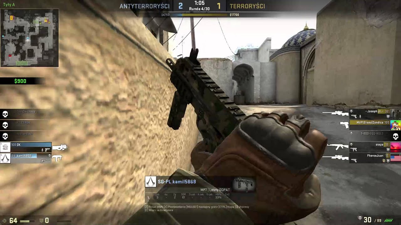 Pierwszy ace w Counter-Strike : Global Offensive - YouTube