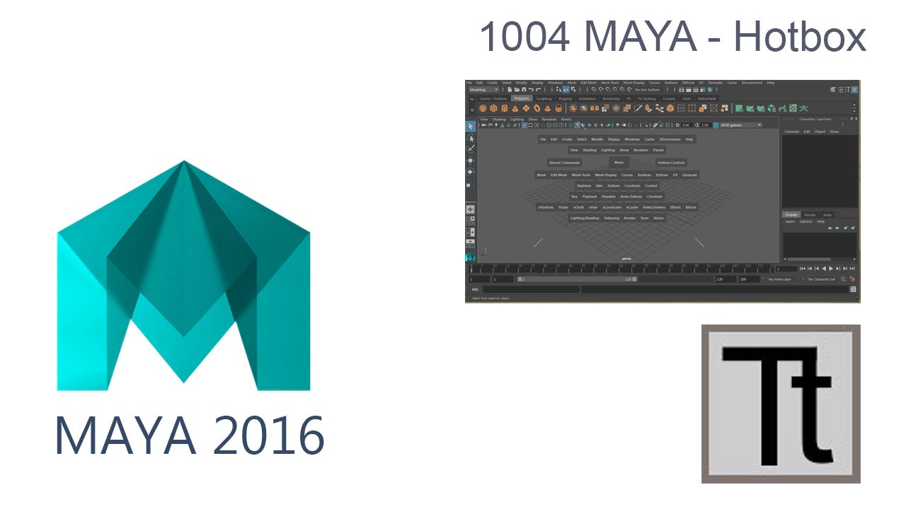 1004 MAYA - การใช้งาน Hotbox - YouTube
