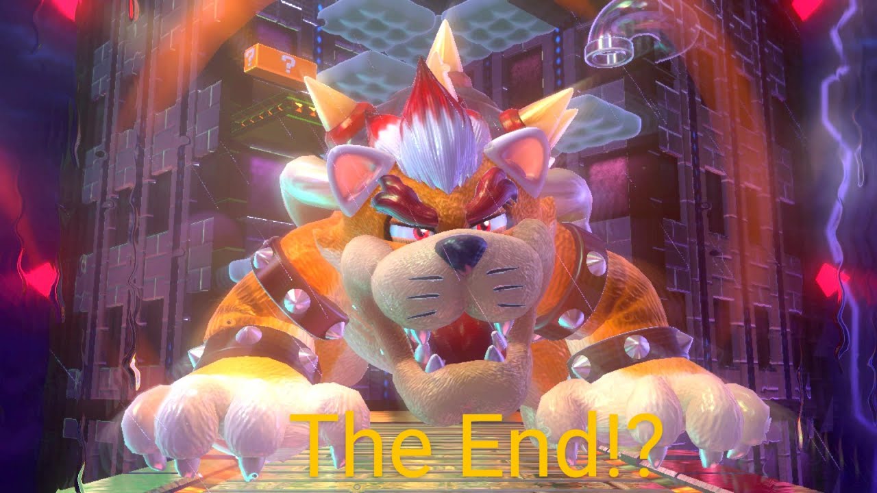 THE END!? Meowser Final Boss! Super Mario 3D World Episode 9! - YouTube