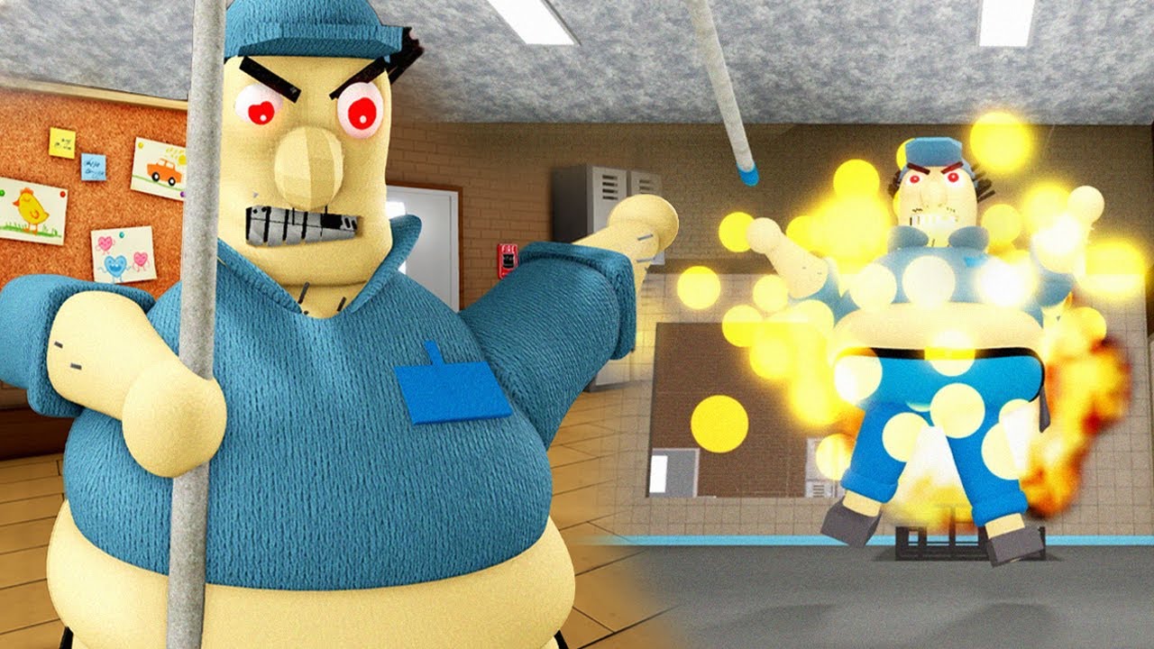 Escape Evil Janitor Obby [Golden Brooms Locations] | Roblox || [Full ...