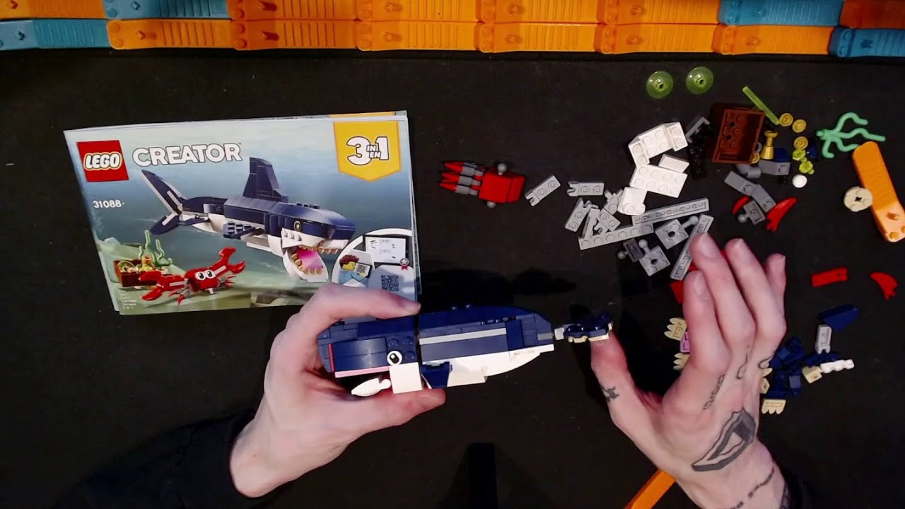 LEGO Creator 3 in 1 Deep Sea Creatures 31088 Alternate Build and Review ...