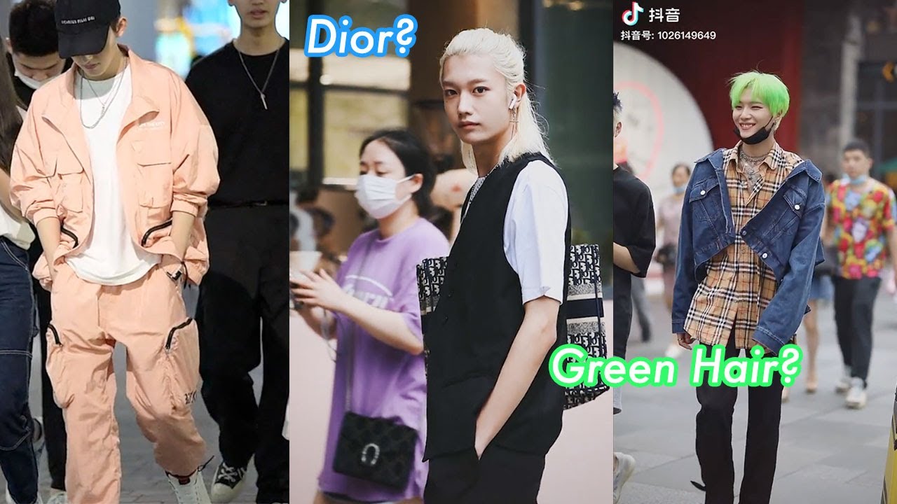 Male Chinese Chengdu Street Fashion | Douyin China | Ep.2 | - YouTube