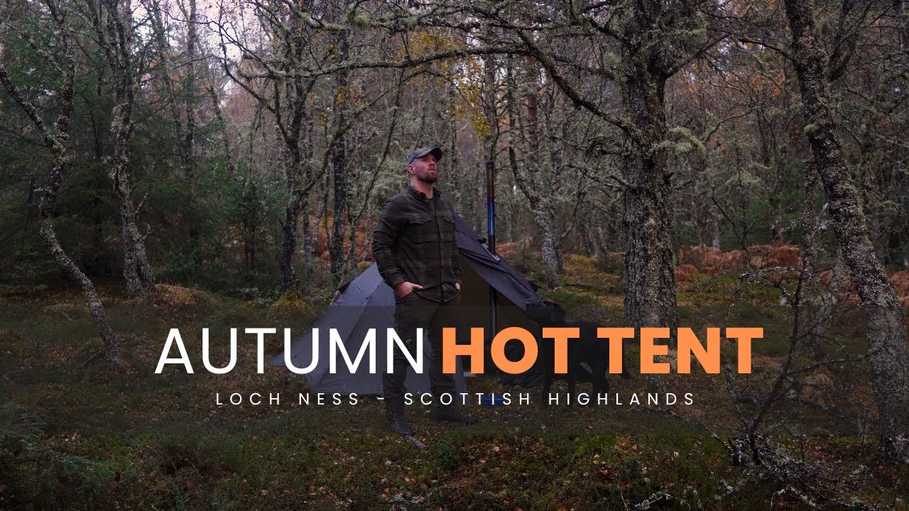Autumn Hot Tent Camping in the Scottish Highlands - YouTube