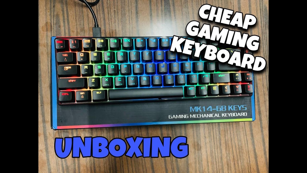 Magic Refiner Gaming Keyboard MK14-68 KEYS ASMR | Think By OFM - YouTube