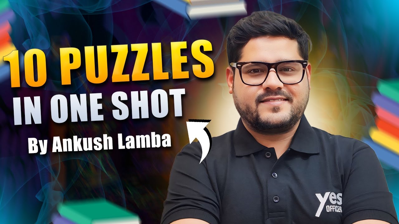 10 Best Puzzles In One Shot 🔥 | RRB PO & Clerk 2024 | Bank Exam ...