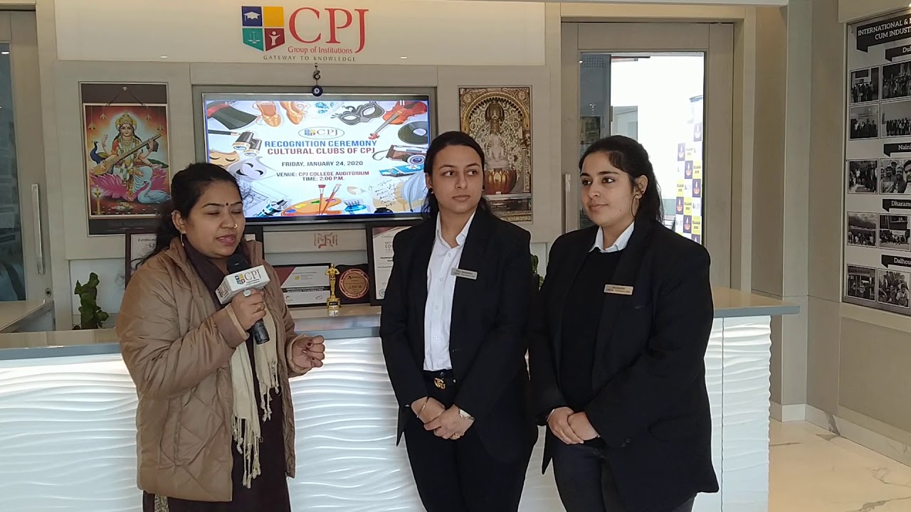 Recognition Ceremony || CPJ COLLEGE || IPUNIVERSITY || GGSIPU || 24-01 ...