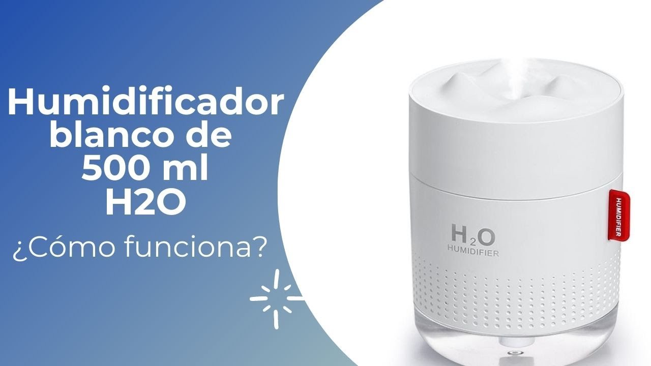 Humidificador H2O 500 ml | Unboxing - YouTube