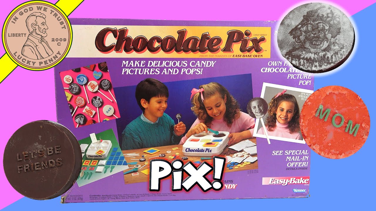 How To Use The 1990's Kenner Easy Bake Chocolate Pix Candy Picture ...