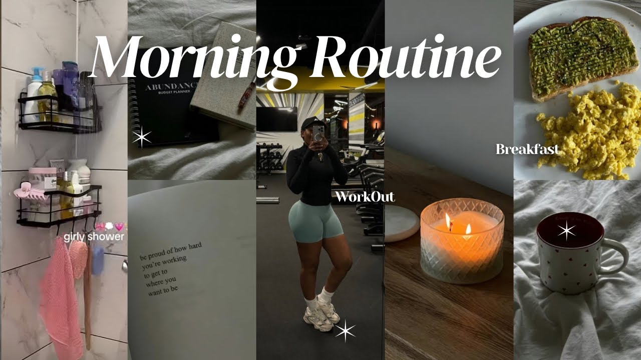 A *Realistic* 9AM MORNING ROUTINE| Getting into health Habits, SelfCare ...