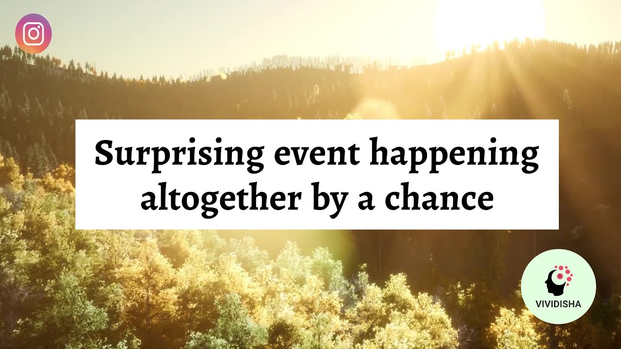 Things happen suddenly - YouTube