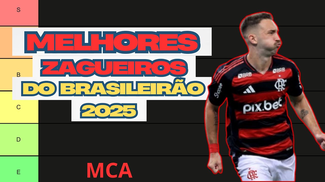 TIER LIST - Quais são os melhores zagueiros do Brasileirão 2025? - YouTube