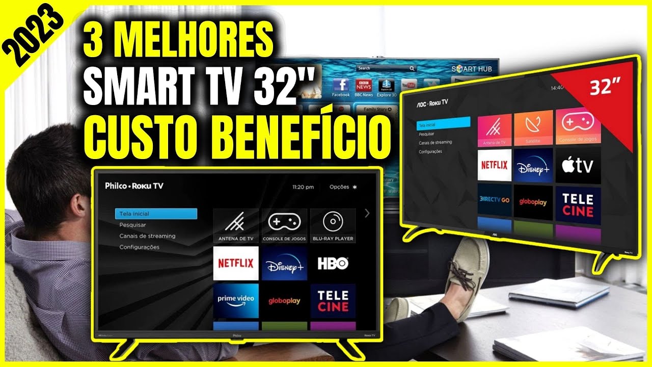 Top 3 Melhores Smart TV 32 Polegadas Para 2023 - YouTube