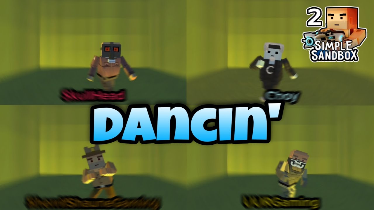 Simple Sandbox 2 *Youtubers* Dancing | SSB2 - YouTube