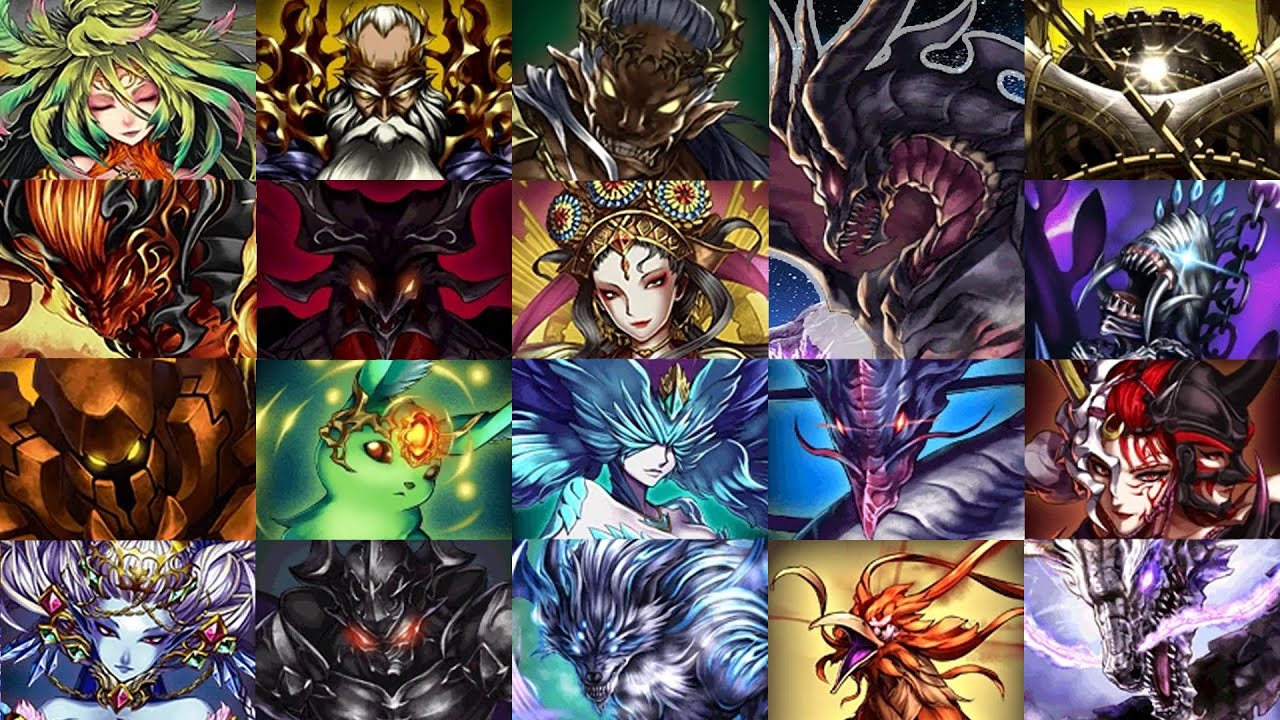 Final Fantasy Brave Exvius - Five Years of Esper Battles! All Esper CG ...