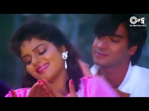 Maine Pyar Tumhi Se Kiya Hai - Image Lyrical | Ajay Devgan, Madhoo | Anuradha Paudwal, Kumar Sanu