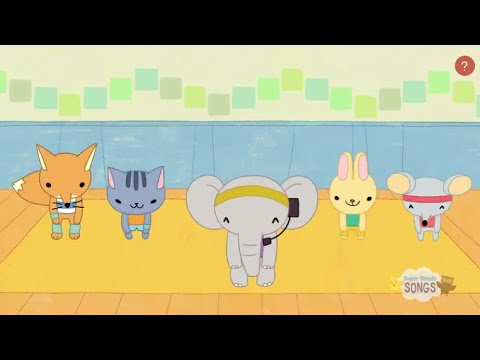 Super Simple Songs Head Shoulders Knees, Toes Faster and faster and ...