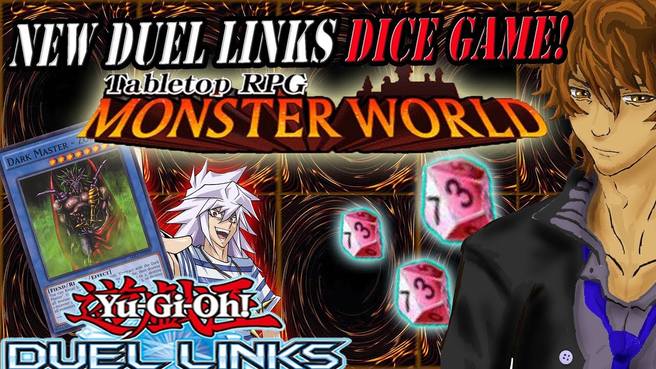 NEW DICE GAME! MONSTER WORLD! TABLETOP RPG! FIRST 10 FLOORS! | YuGiOh Duel Links - YouTube