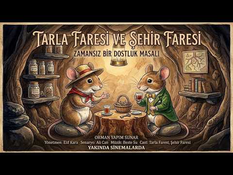 TARLA FARESİ İLE ŞEHİR FARESİ  - dünya masalları # masallar  #film #masal #dünyamasalları #keloğlan