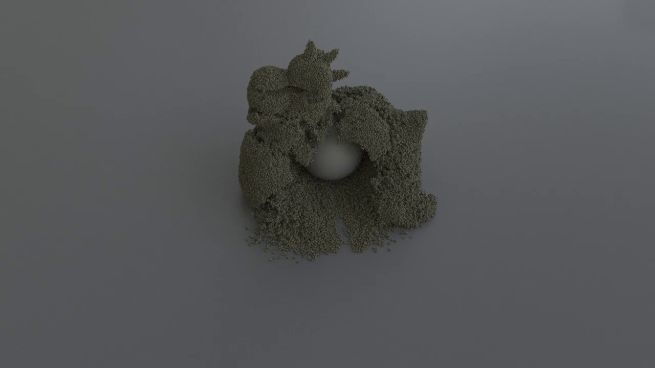 Houdini Make a sand (후디니) - YouTube