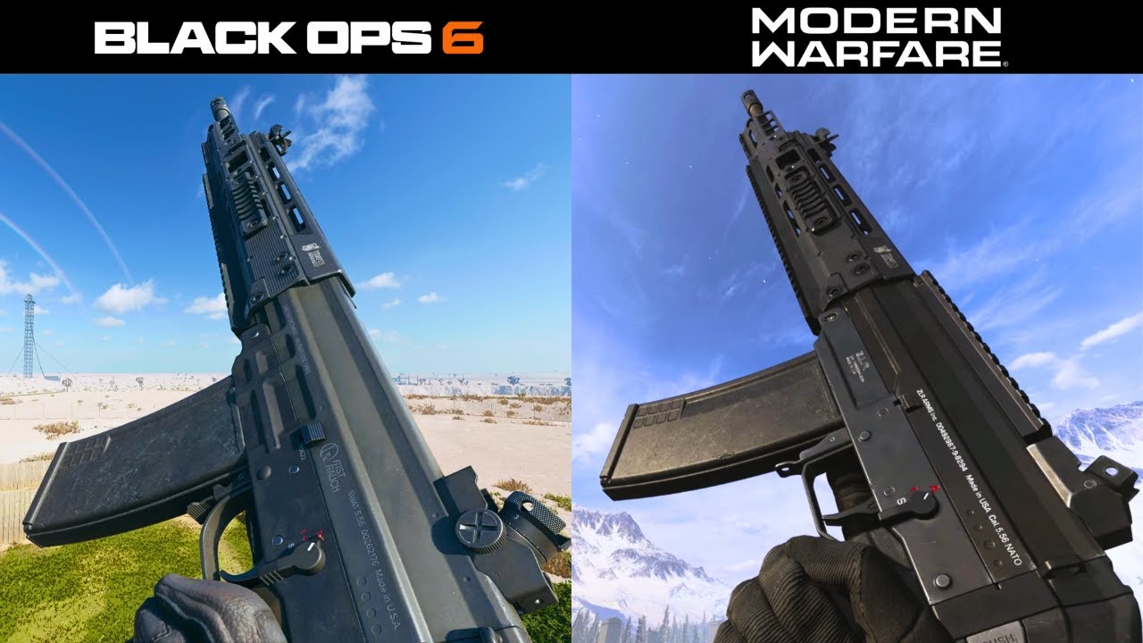 MW2019 vs BO6 - Classic Warzone Weapons Comparison | Grau, Amax, Kilo ...