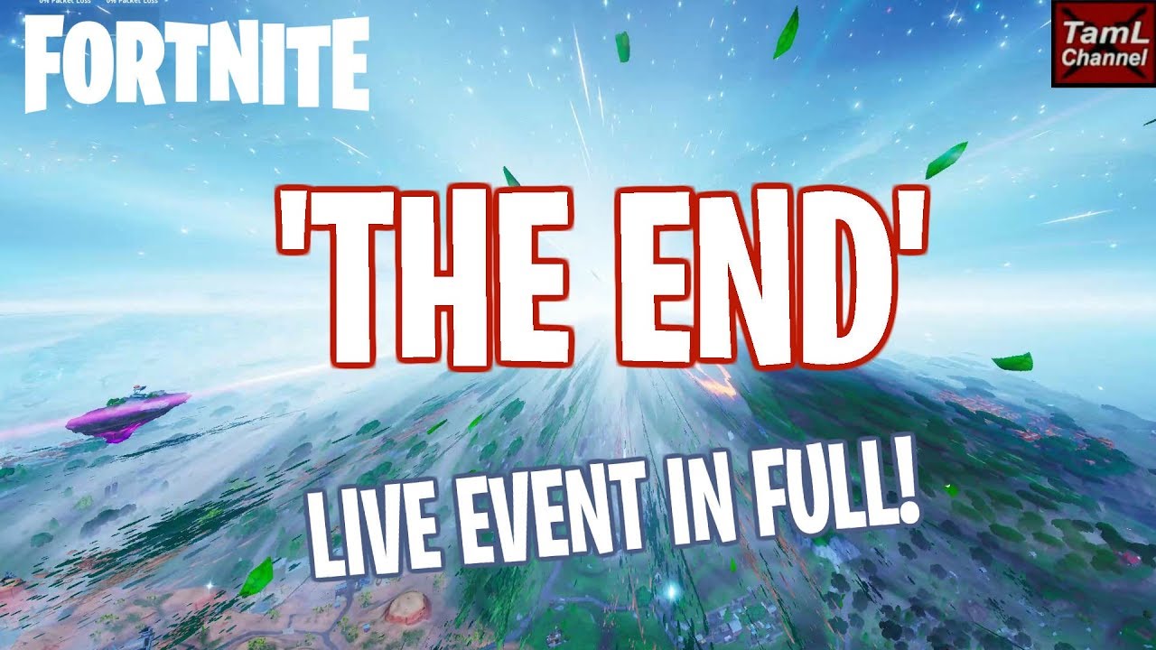 'THE END' Live Event in Full! (Fortnite) - YouTube