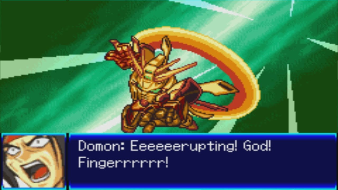 Super Robot Wars J - God Gundam Attacks - YouTube