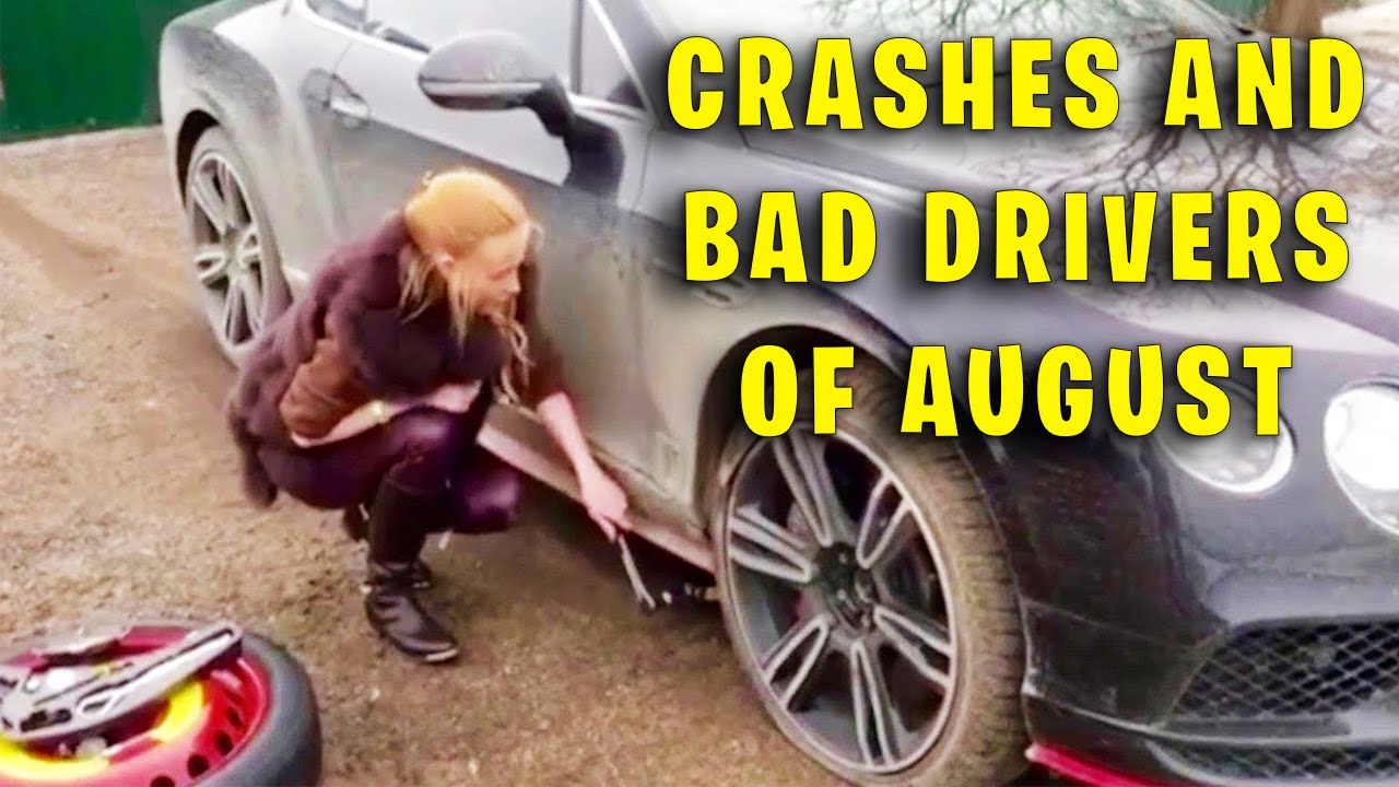 BEST CRASHES AND BAD DRIVERS OF AUGUST - YouTube