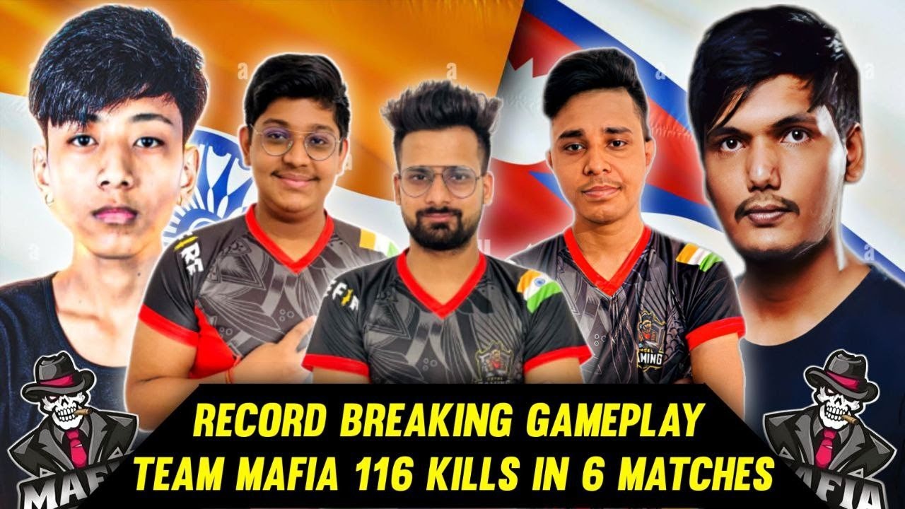 TEAM MAFIA RECORD BREAKING GAMEPLAY || 116 KILLS IN 6 MATCHES || # ...