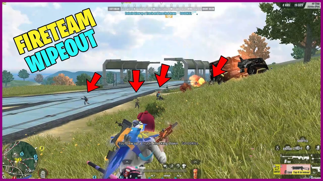 FIRETEAM GAMEPLAY WITH DT FAM (RULES OF SURVIVAL) - YouTube