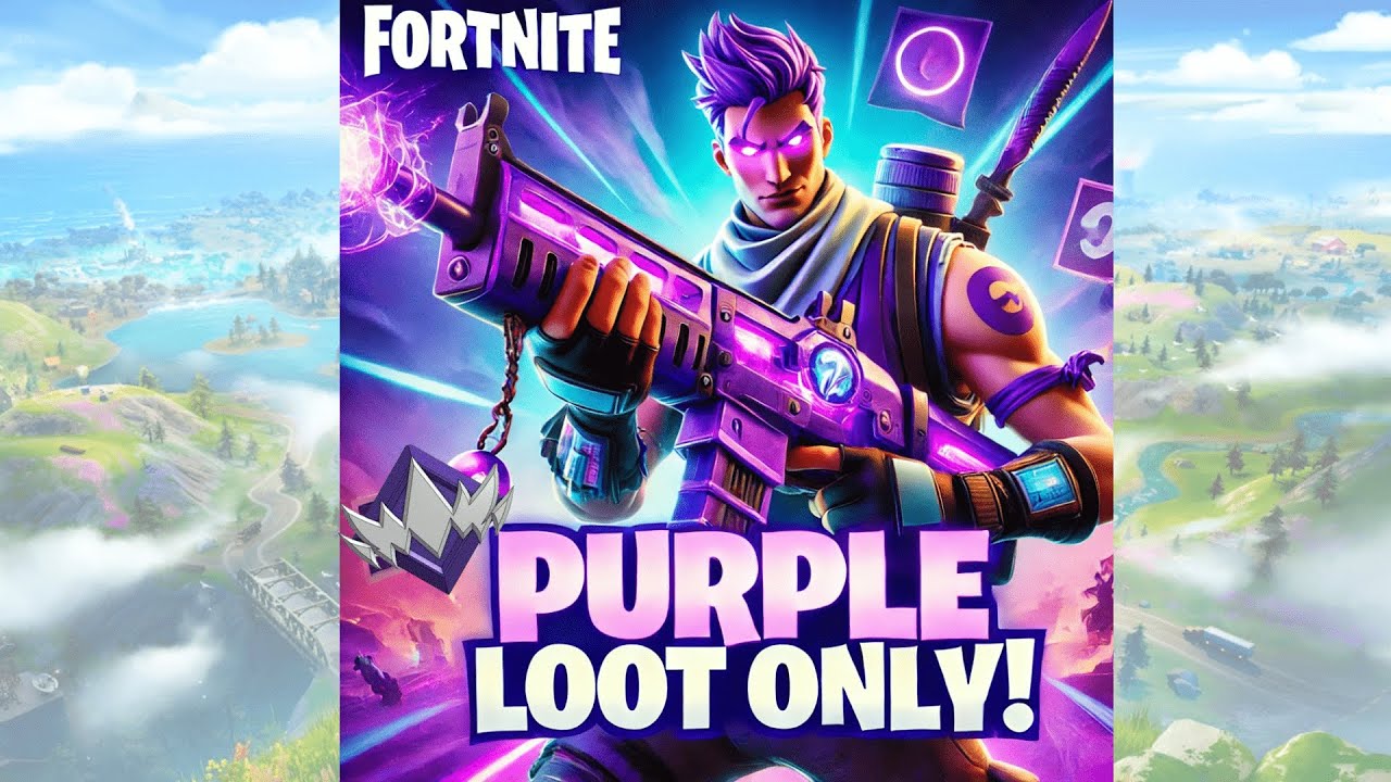 💜 Purple Loot ONLY – Fortnite Chapter 6 Challenge! | Can We Secure the ...