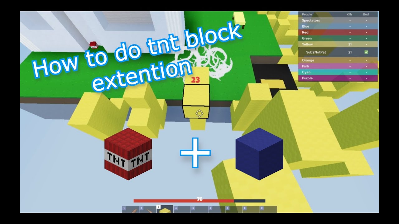How to do tnt block extention - YouTube