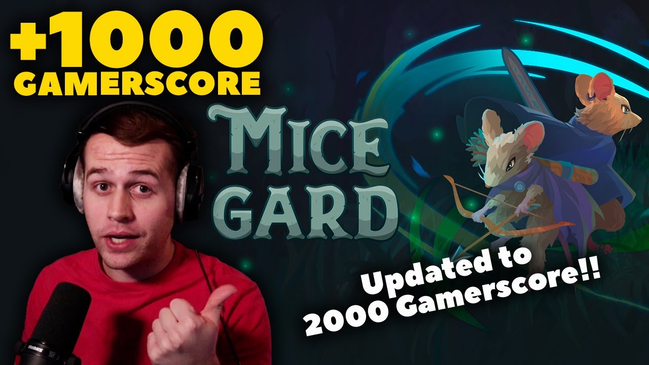 UPDATED TO 2000 GAMERSCORE | Micegard Title Update #1 (5 Mins to ...
