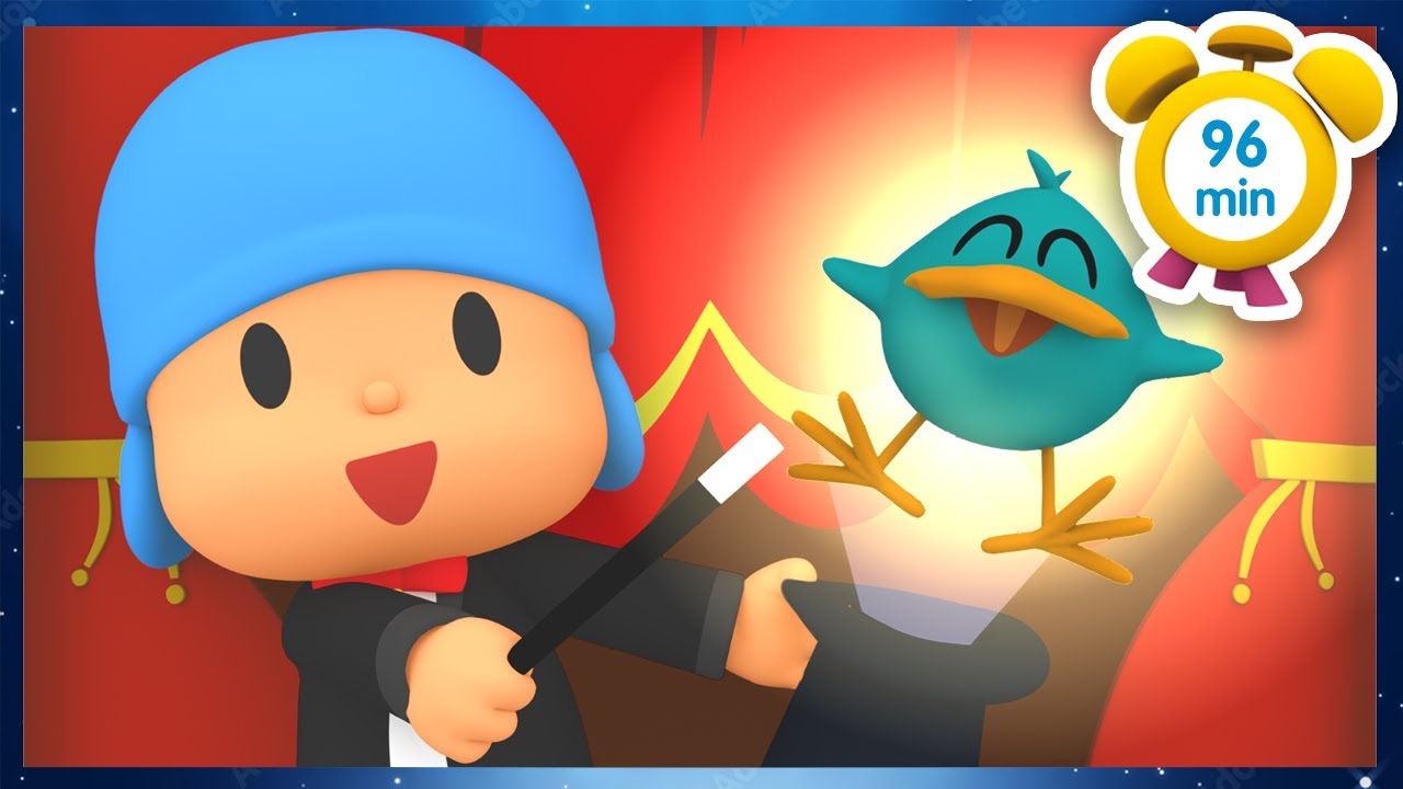 🎩 Learn the Best Magic Tricks with Pocoyo [96 min] | Full Episodes ...