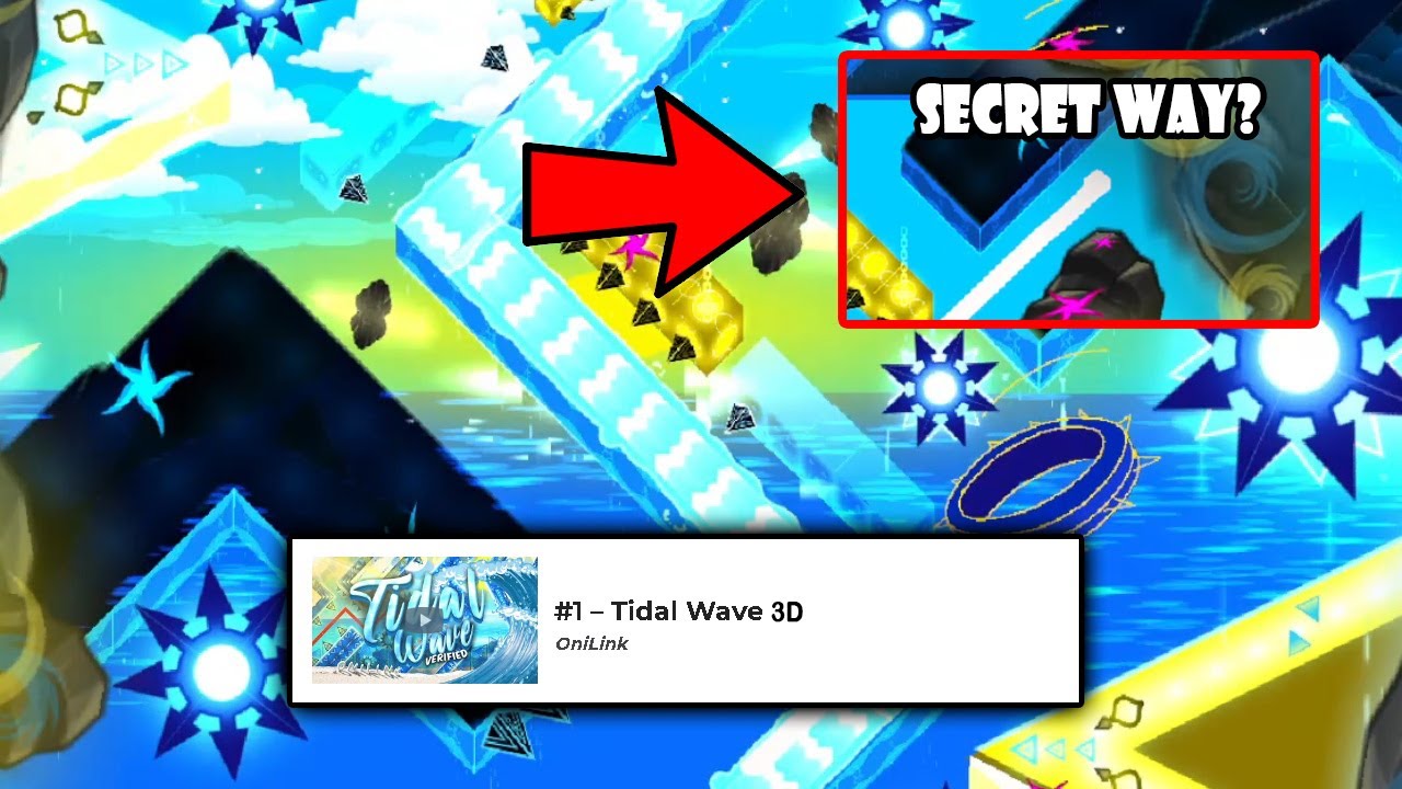 TIDAL WAVE EN 3D!!... (Geometry Dash 2.2) - YouTube